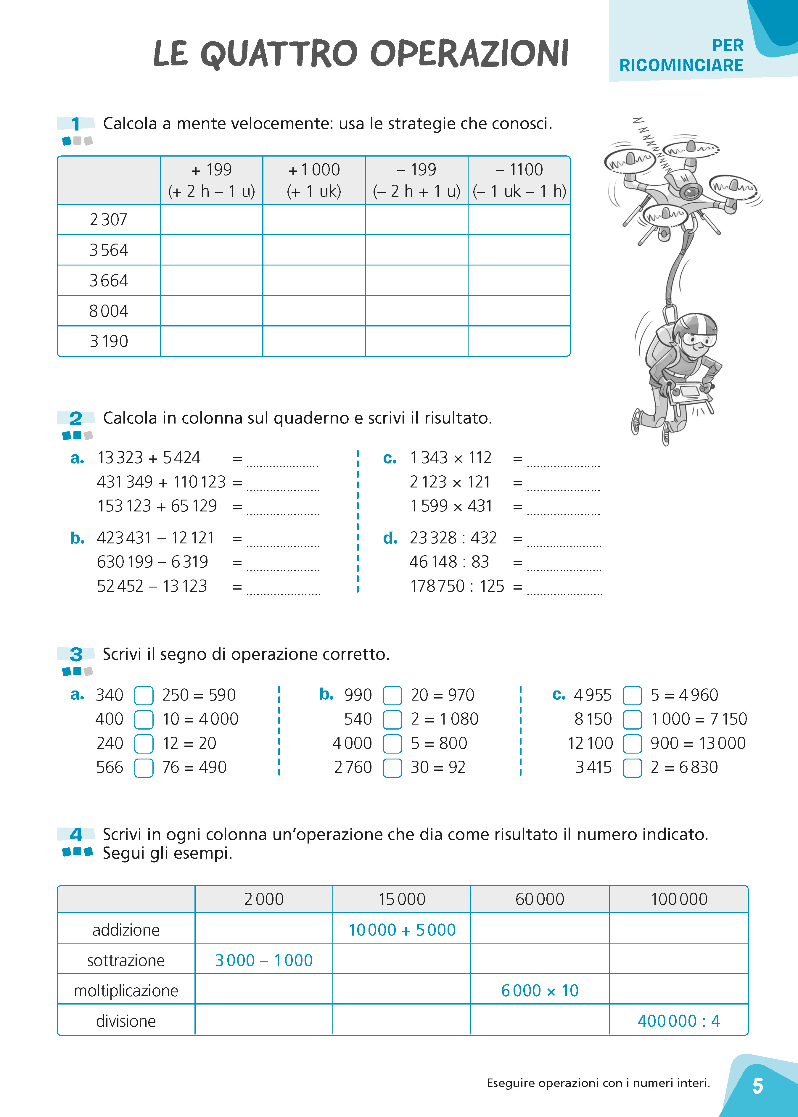 consumatore piani continuare esercizi di matematica classe quinta ...