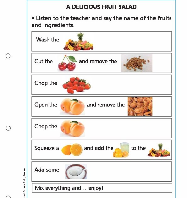 A delicious fruit salad | Giunti Scuola