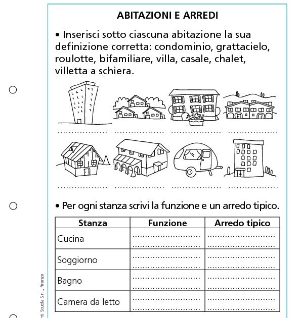 Abitazione e arredi | Giunti Scuola