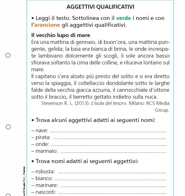 Aggettivi qualificativi | Giunti Scuola