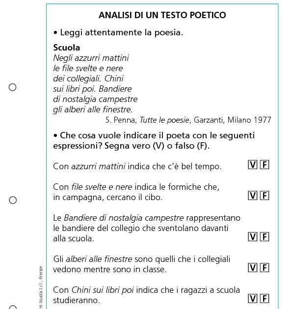 Analisi Del Testo Poetico Analisi Del Testo Poetico Giunti Scuola | My ... Analisi Del Testo Poetico Analisi Del Testo Poetico Giunti Scuola | My ...