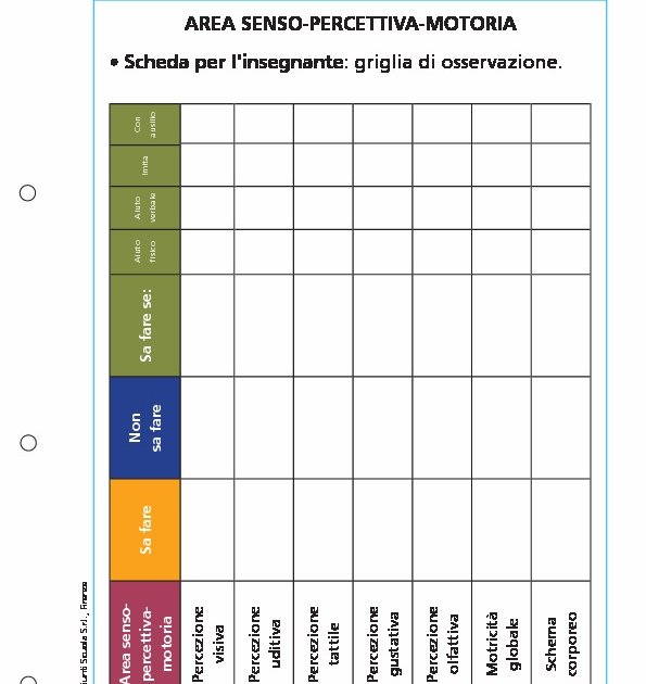 Area senso-percettiva-motoria | Giunti Scuola