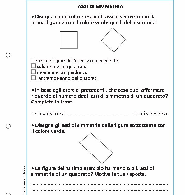 Assi di simmetria | Giunti Scuola
