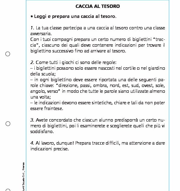 Caccia al tesoro | Giunti Scuola