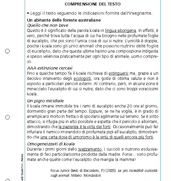 Comprensione del testo - Comprensione del testo | Giunti Scuola