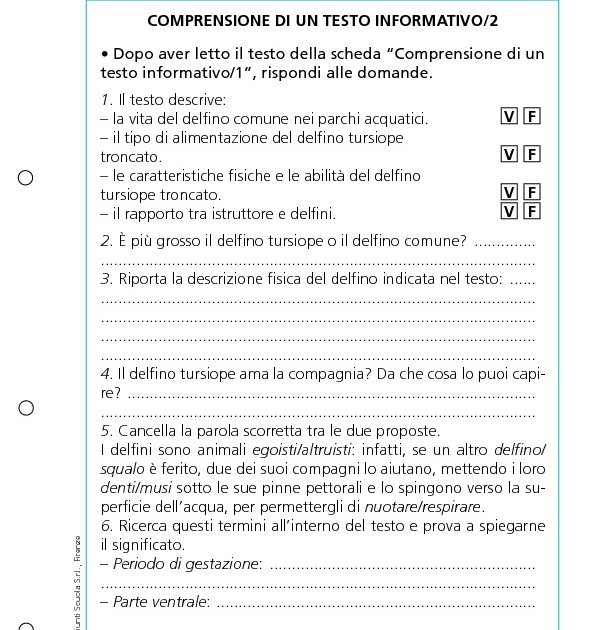 Comprensione di un testo informativo/2 | Giunti Scuola