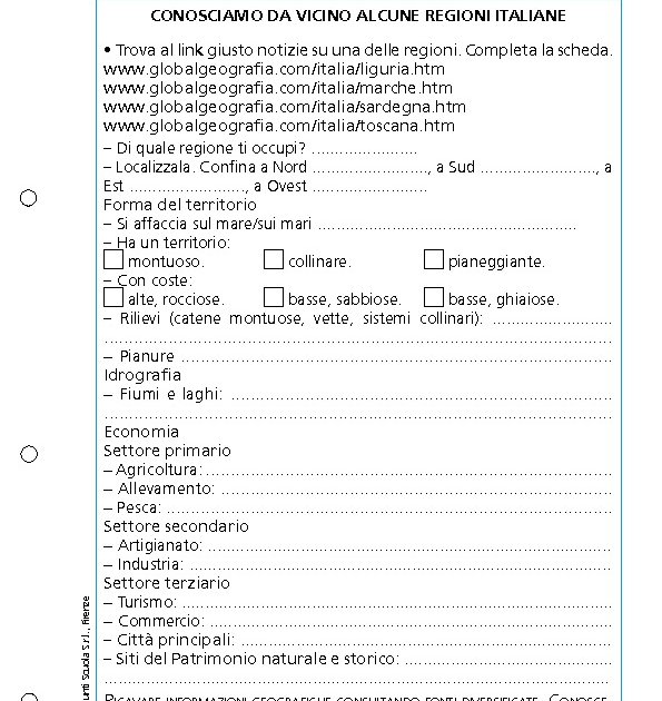Conosciamo da vicino alcune regioni italiane | Giunti Scuola