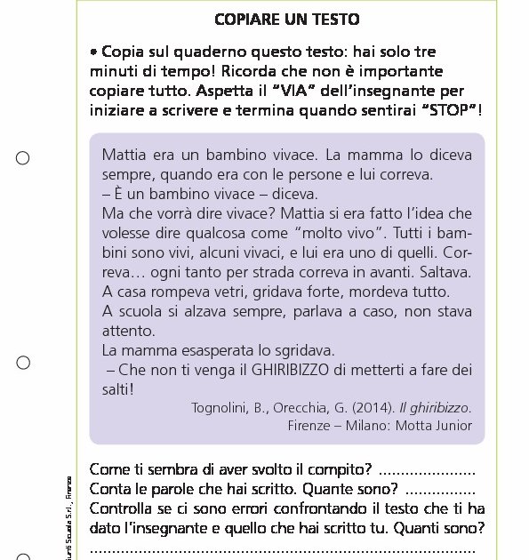 Copiare un testo | Giunti Scuola