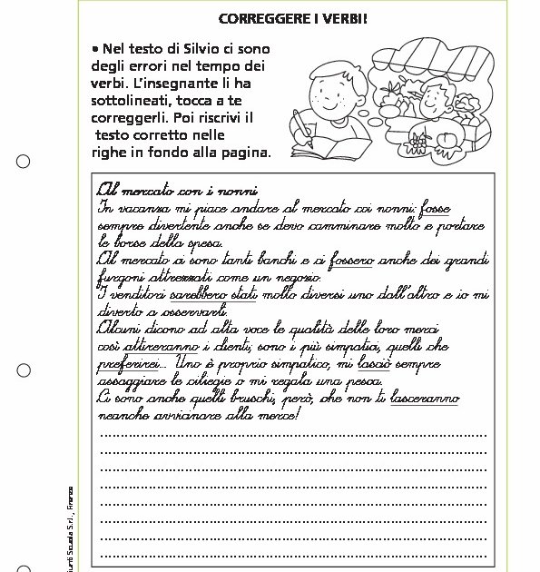 Correggere i verbi! | Giunti Scuola