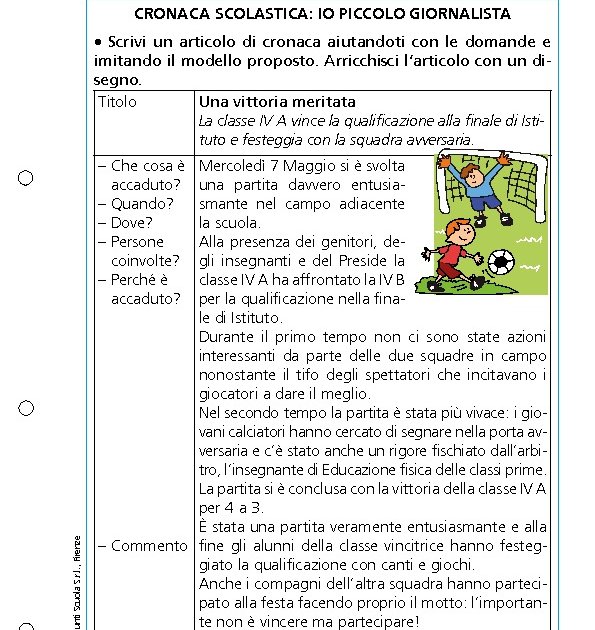 Cronaca scolastica: io piccolo giornalista | Giunti Scuola