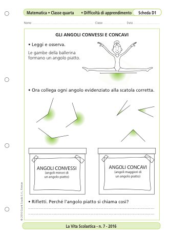 Schede Didattiche Sugli Angoli Di Geometria Oggetto Geogebra