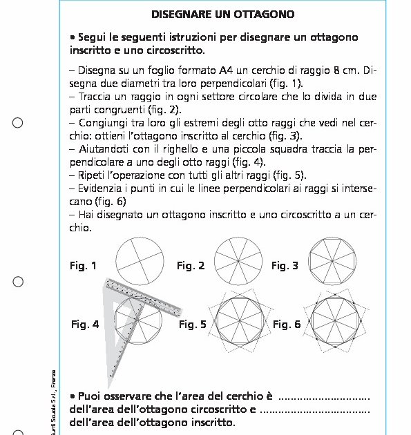 Disegnare un ottagono | Giunti Scuola