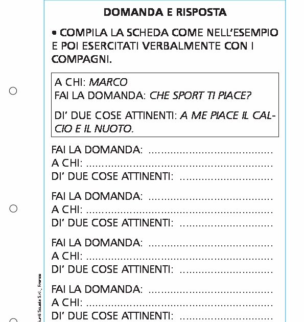 Domanda e risposta | Giunti Scuola
