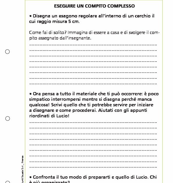 Eseguire un compito complesso | Giunti Scuola