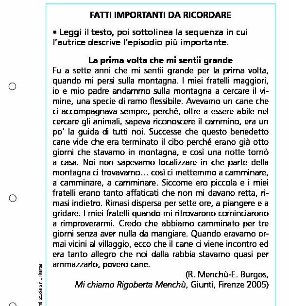 Fatti importanti da ricordare | Giunti Scuola