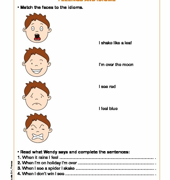 Feelings and idioms | Giunti Scuola