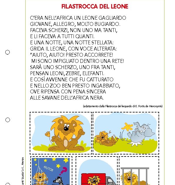 Filastrocca del leone | Giunti Scuola