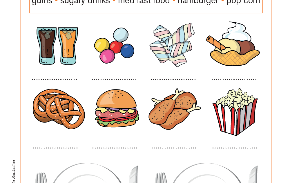 Healthy food or junk food | Giunti Scuola