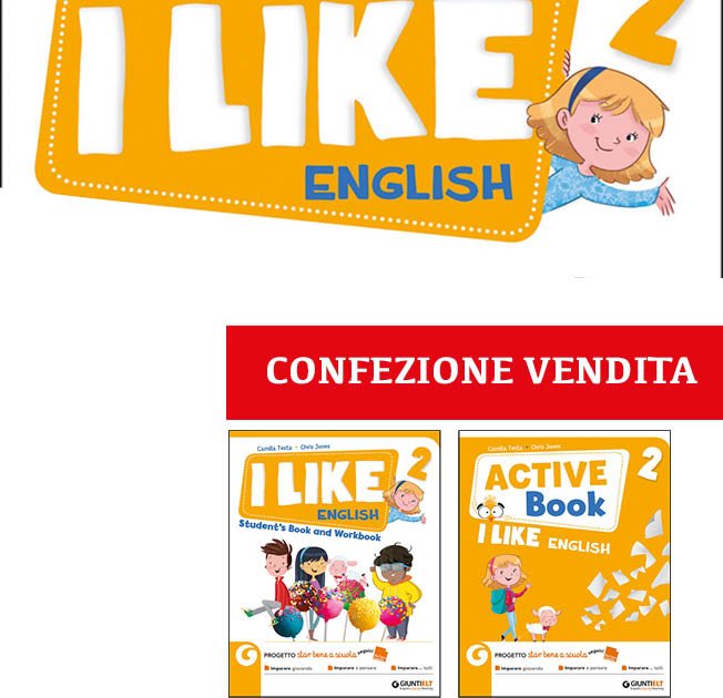 I Like English 2 - Confezione vendita | Giunti Scuola