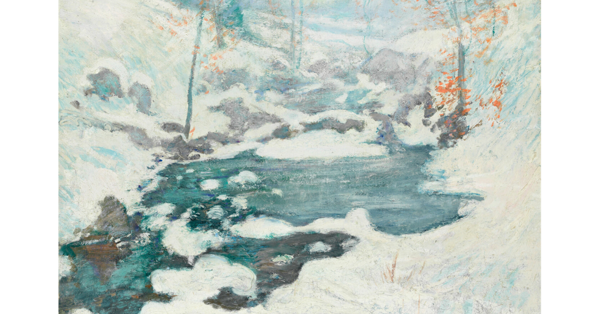 John Henry Twachtman - Icebound | Giunti Scuola