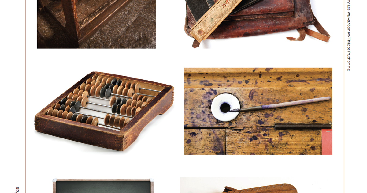 Oggetti della scuola del passato | Giunti Scuola