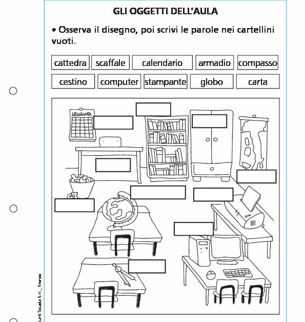 Gli oggetti dell'aula - Gli oggetti dell'aula | Giunti Scuola