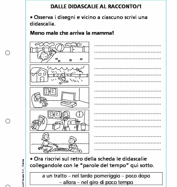 Dalle Didascalie Al Racconto 1 Dalle Didascalie Al Racconto 1