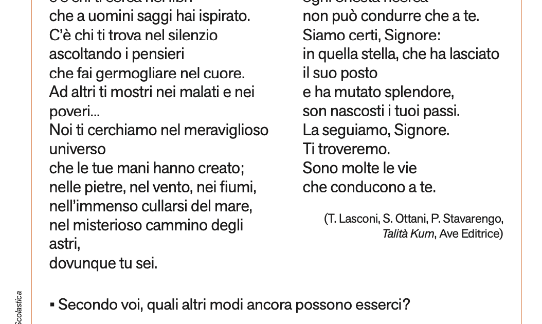 I segni che Dio dà | Giunti Scuola