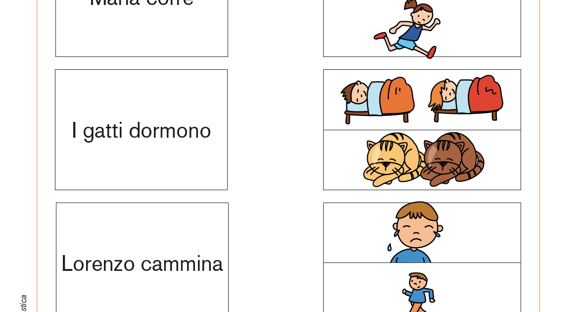 Lettura e comprensione di frasi | Giunti Scuola