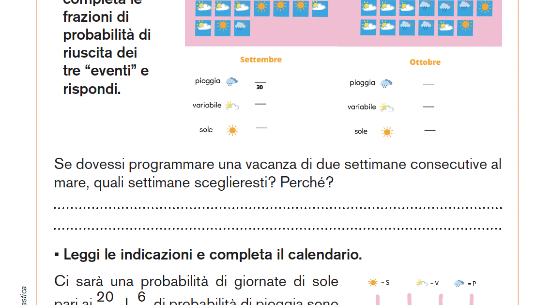Che tempo fa? | Giunti Scuola