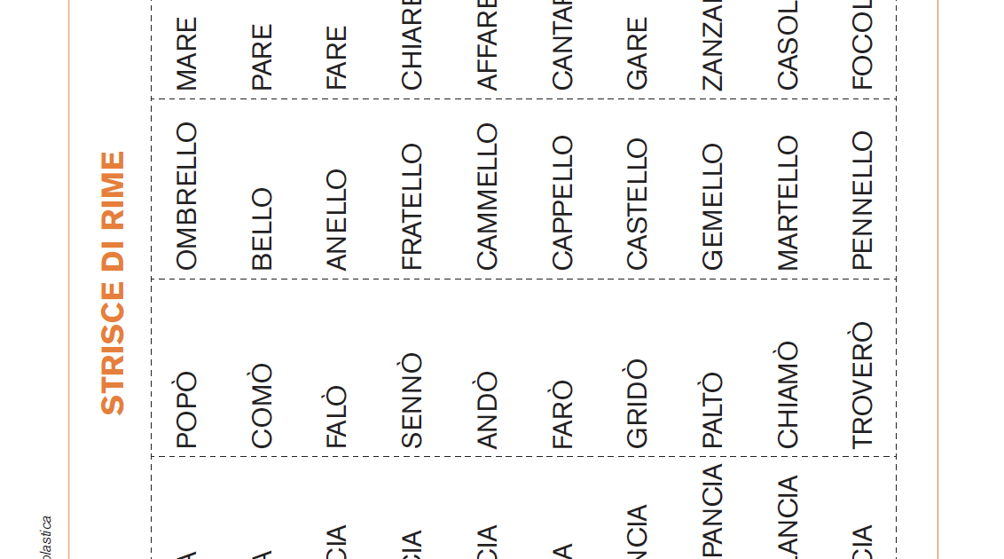 Strisce di rime | Giunti Scuola
