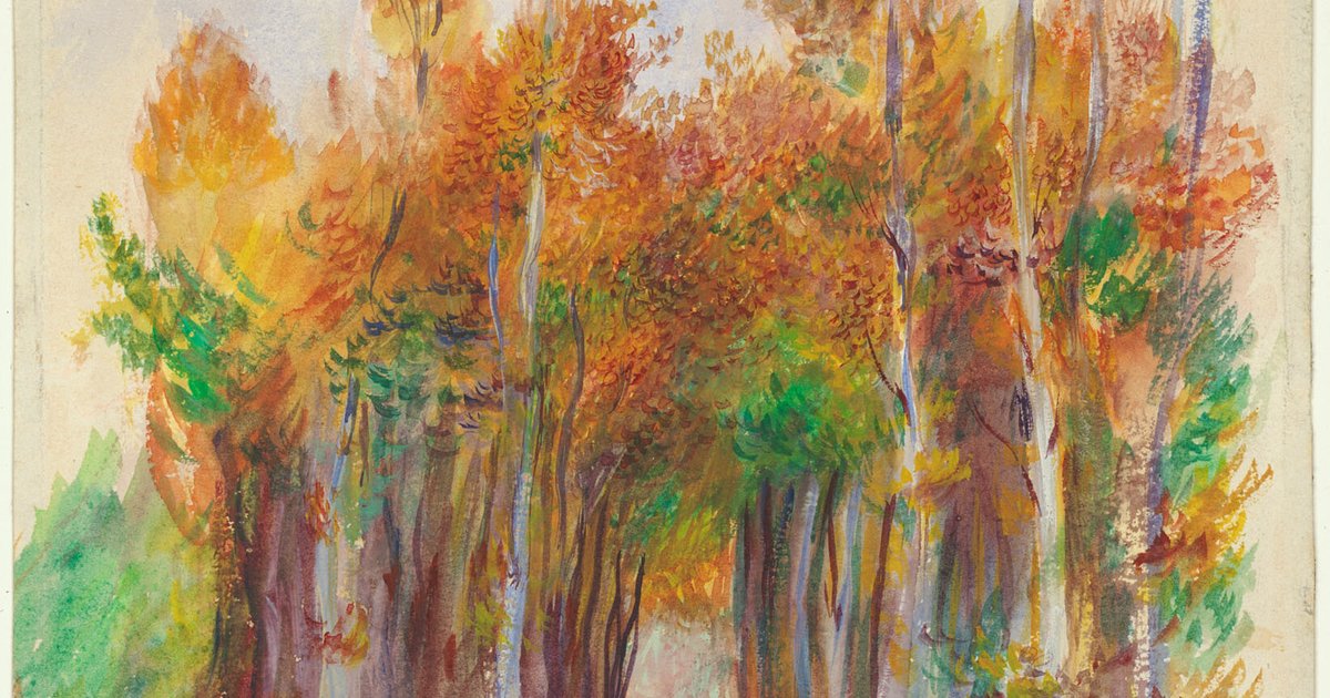 Pierre-Auguste Renoir - Grove of Trees | Giunti Scuola