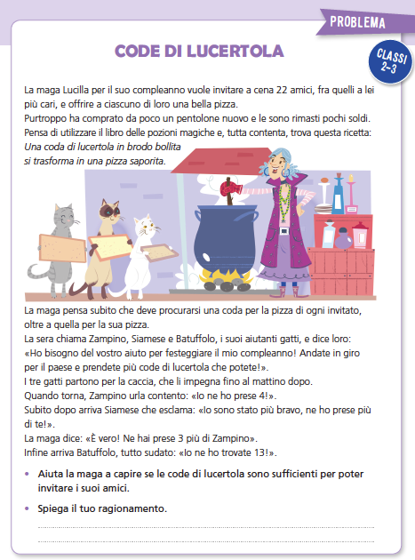 Problema | Code di lucertola | Giunti Scuola