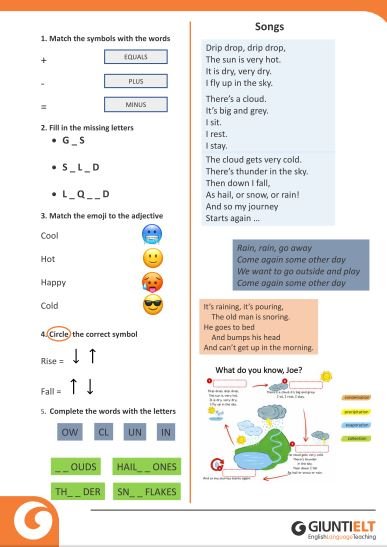 Ricky The Raindrop | Giunti Scuola