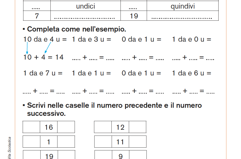 I numeri fino a 20 | Giunti Scuola