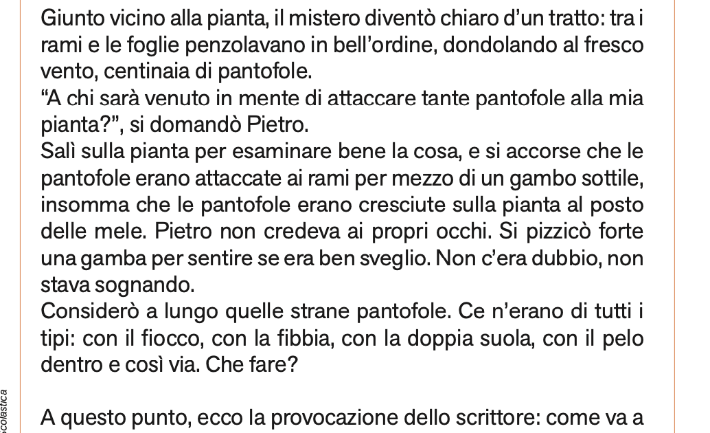 La pianta delle pantofole | Giunti Scuola