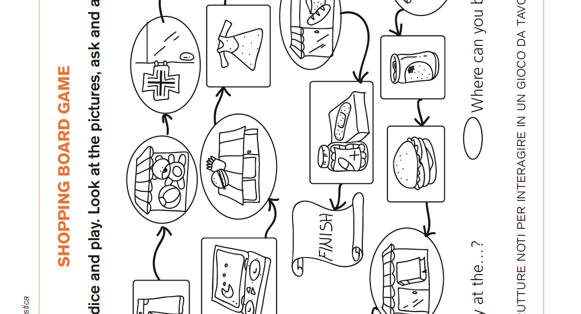 Shopping board game | Giunti Scuola