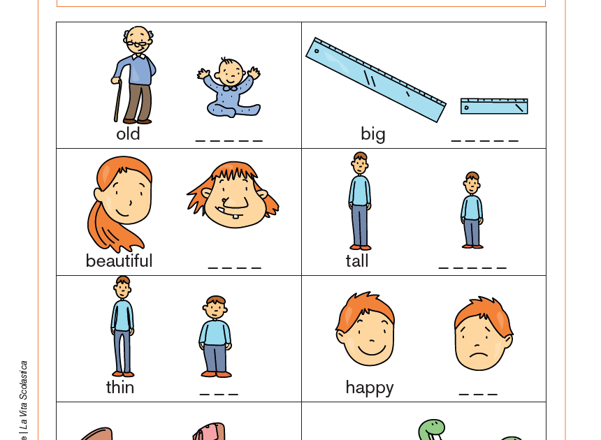 Find the opposite | Giunti Scuola