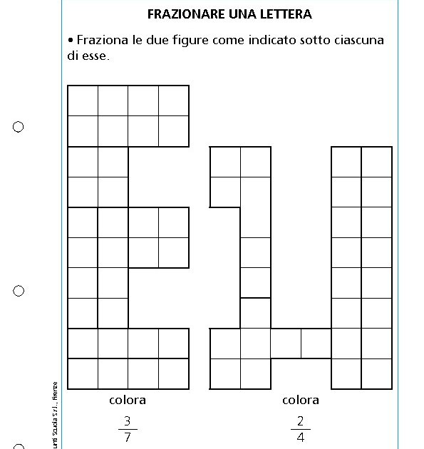 Frazionare una lettera | Giunti Scuola