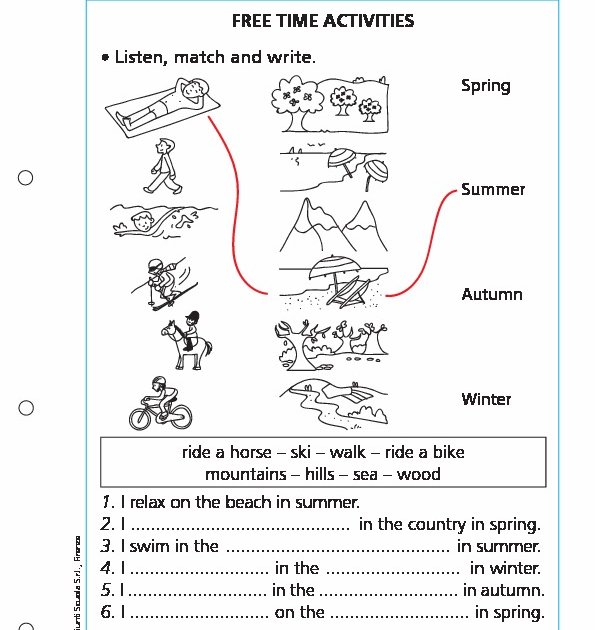 Free time activities | Giunti Scuola