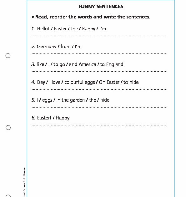 Funny sentences | Giunti Scuola