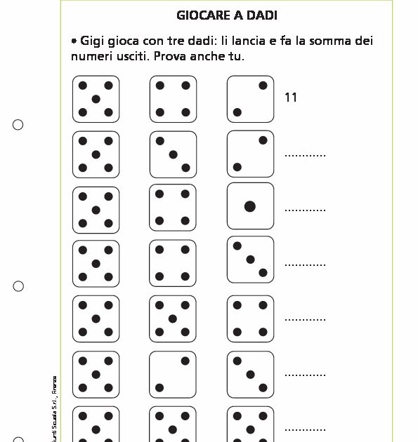 Giocare a dadi | Giunti Scuola