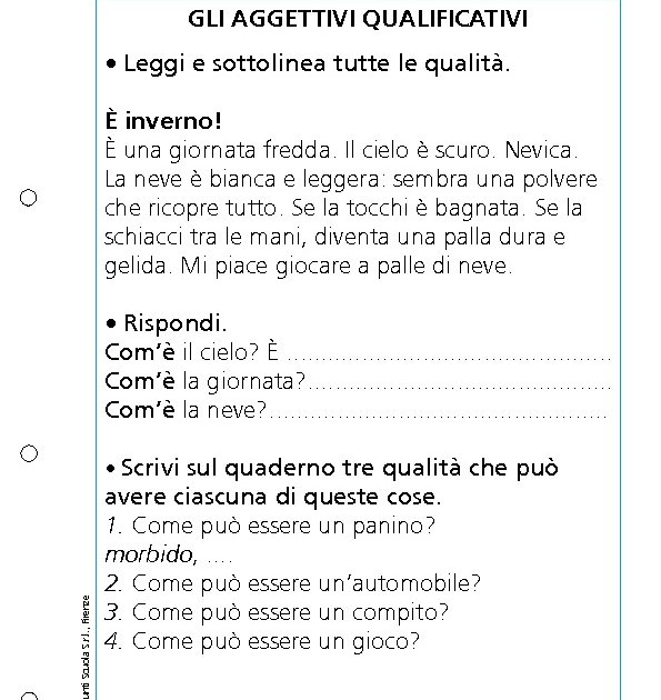 Gli aggettivi qualificativi | Giunti Scuola