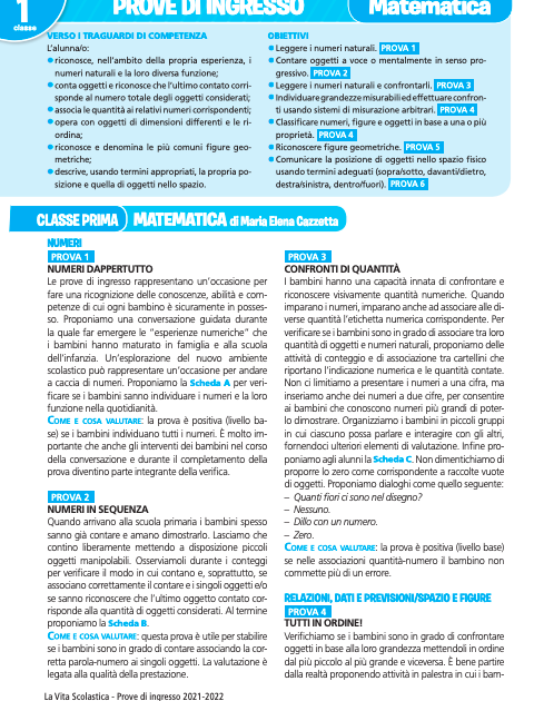 Guida alle prove di ingresso | Matematica 1 | Giunti Scuola Guida alle prove di ingresso | Matematica 1 | Giunti Scuola