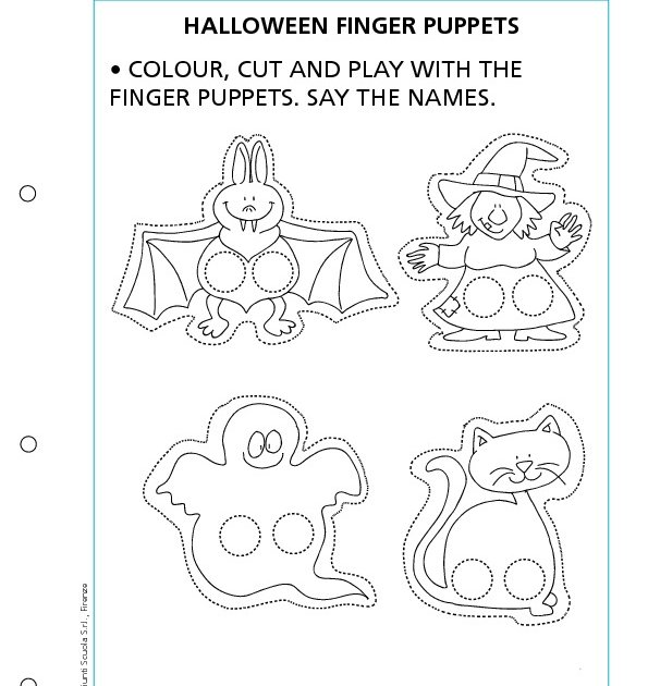 Halloween finger puppets | Giunti Scuola