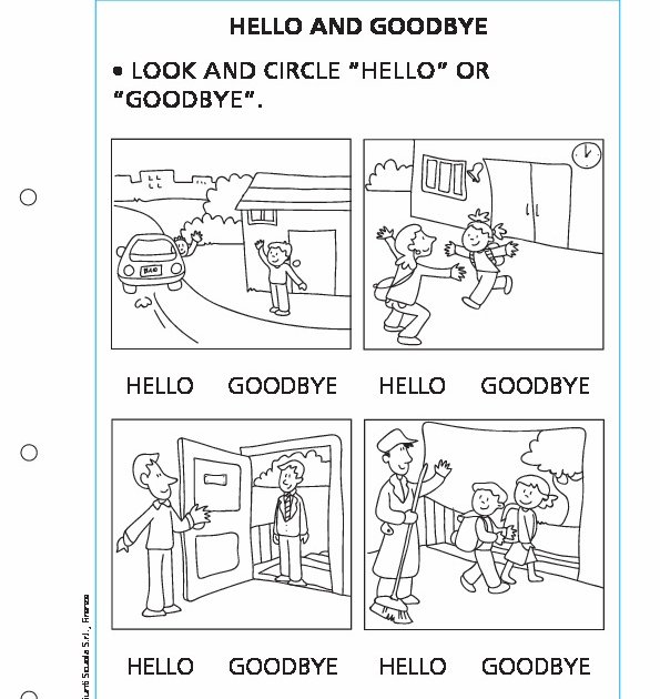 Hello and goodbye | Giunti Scuola