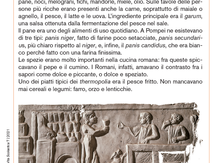 I cibi tipici dell'antica Roma | Giunti Scuola