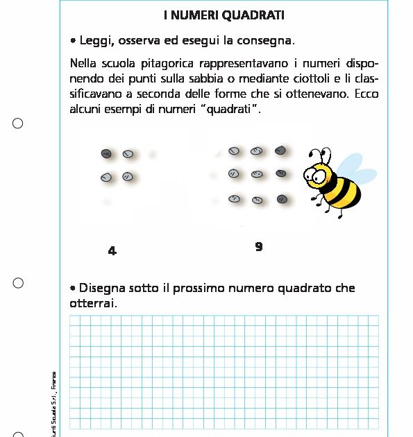 I numeri quadrati | Giunti Scuola