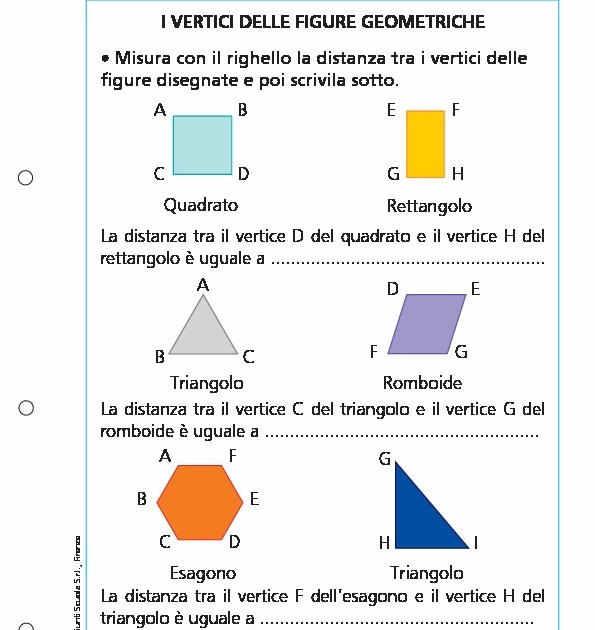 I vertici delle figure geometriche | Giunti Scuola