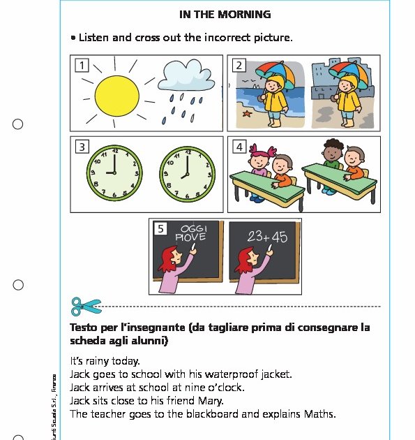 In the morning | Giunti Scuola